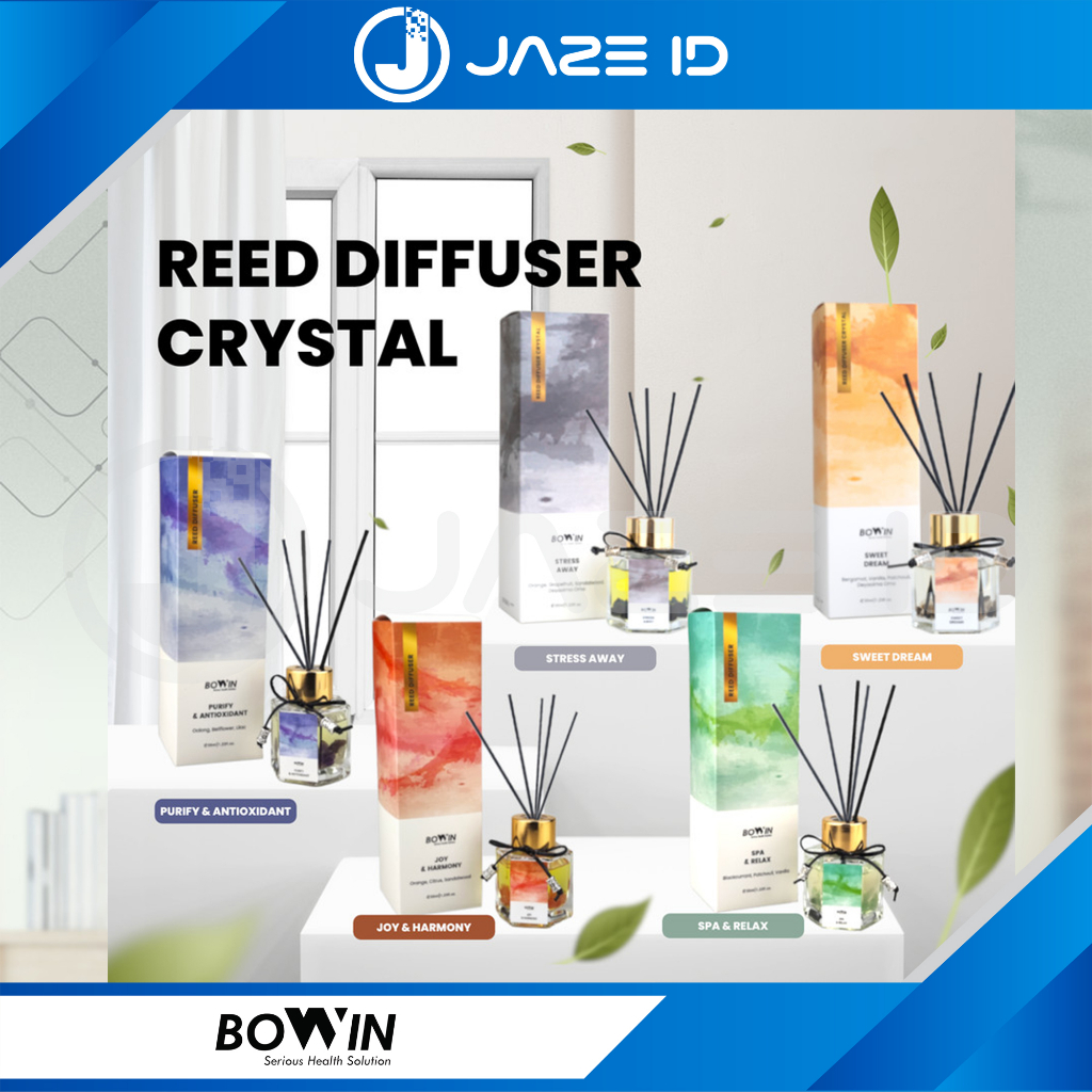 Jual Bowin Reed Diffuser Aromatherapy Parfum Pengharum Ruangan Mobil ...