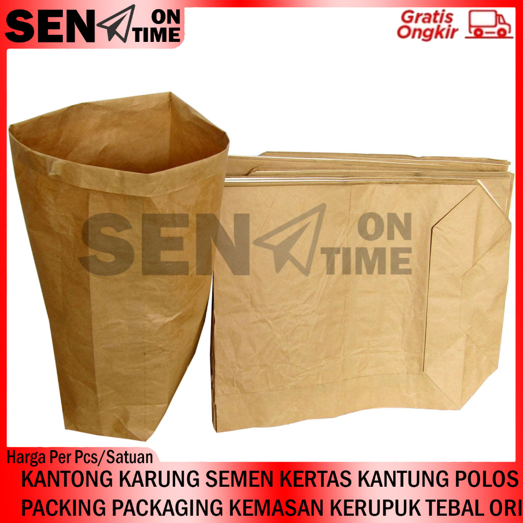Jual Kantong Semen Karung Kertas Kemasan Packing Packaging Kantung ...