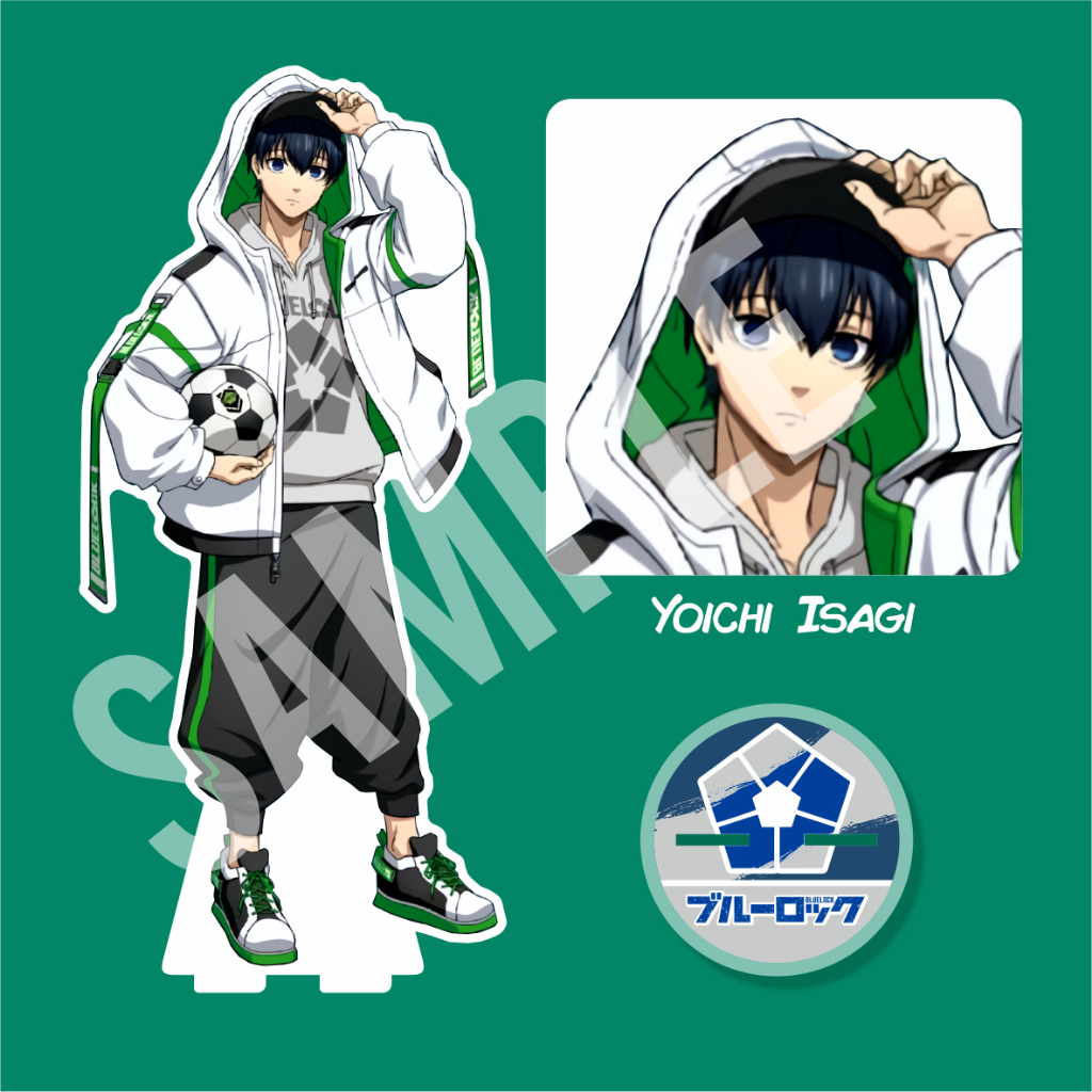 Jual Blue Lock Casual Pack A Standee Akrilik | Seishiro Nagi Itoshi Rin ...