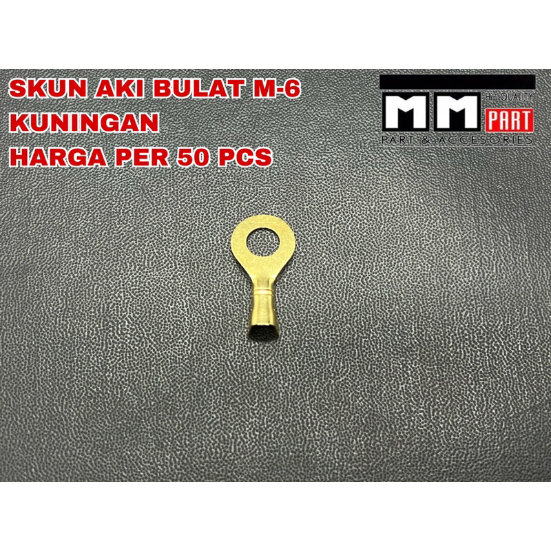 Jual SKUN AKI BULAT M-5 - TERMINAL SKUN BULAT RING M6 / SKUN BULAT AKI ...