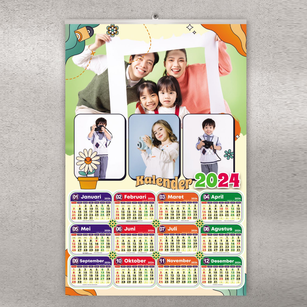 Jual Kalender 2024 Custom/kalender custom/kalender custom foto | Shopee ...