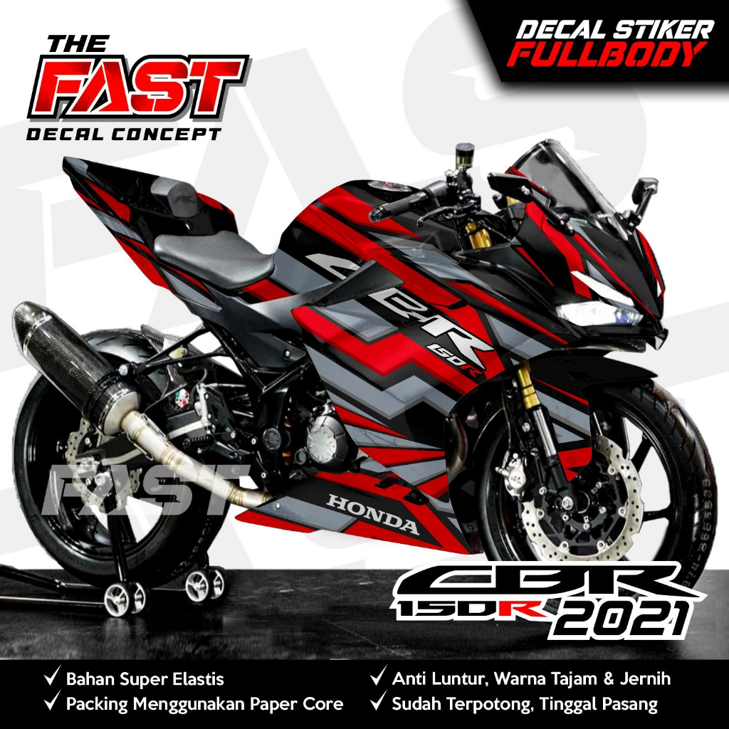 Jual BISA COD Decal Sticker Striping CBR150 r 2021 New Fullbody - Dekal Stiker Variasi CBR 150 R ...