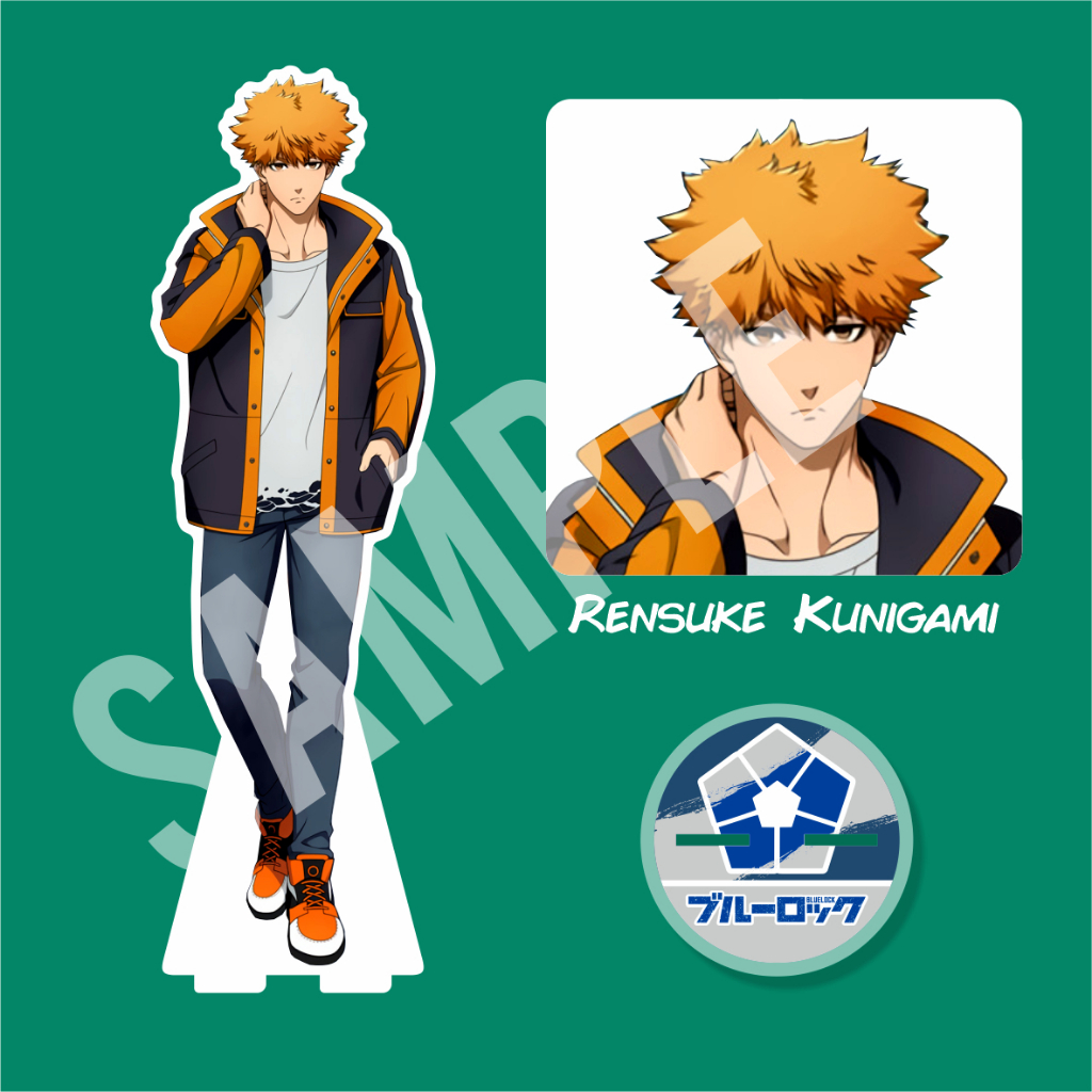 Jual Blue Lock Casual Pack B Standee Akrilik | Seishiro Nagi Itoshi Rin ...