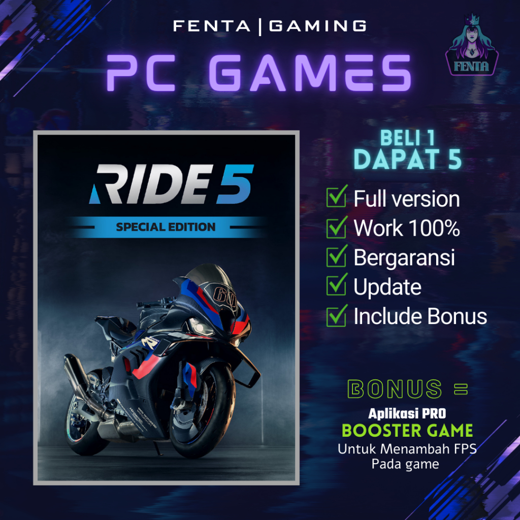 Jual RIDE 5 SPECIAL EDITION - GAME PC - GAME LAPTOP | Shopee Indonesia