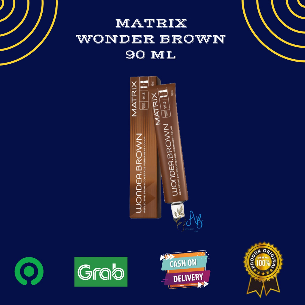 Jual MATRIX WONDER BROWN 90ML | CAT RAMBUT ABS | Shopee Indonesia