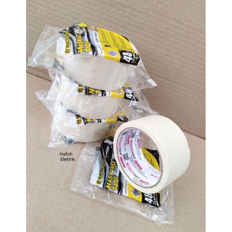Jual Masking Tape / Lakban Kertas NACHI TAPE 48MM 2"x 20 yards | Harga ...