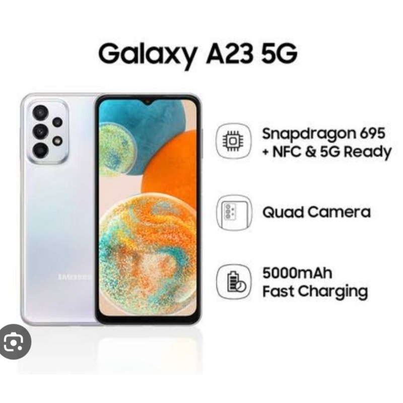 Jual SAMSUNG A23 5G RAM 6/128 NEW GARANSI RESMI | Shopee Indonesia