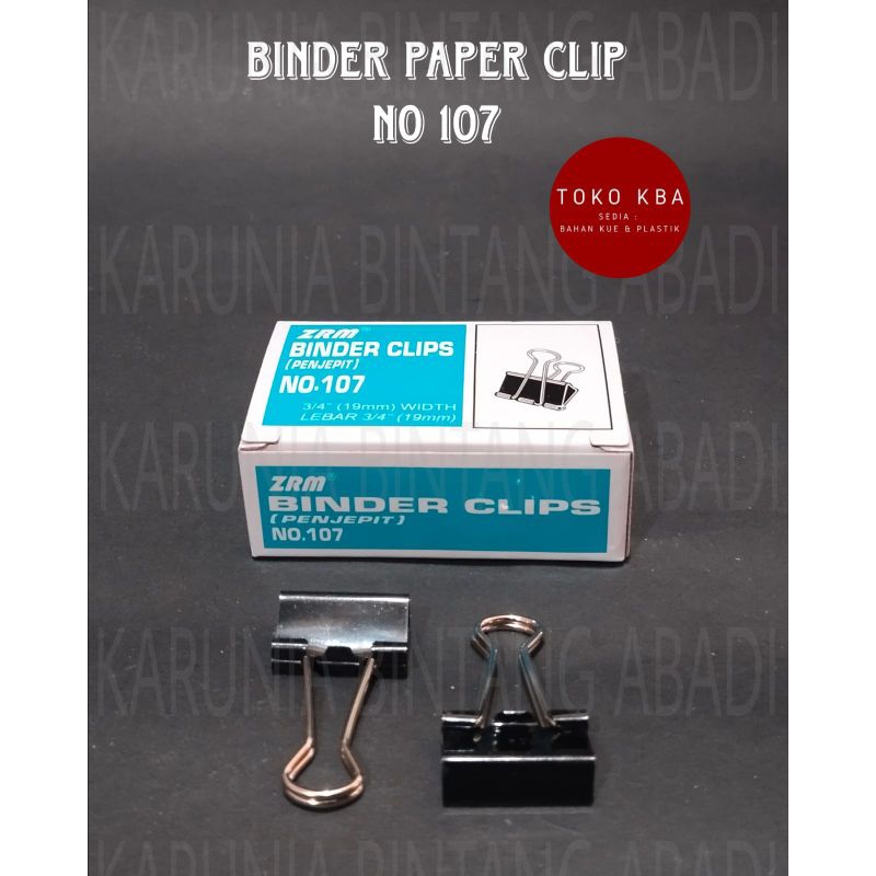 Jual Binder Kertas Paper Clips Penjepit ZRM No. 107 ( 1 Box ) | Shopee ...