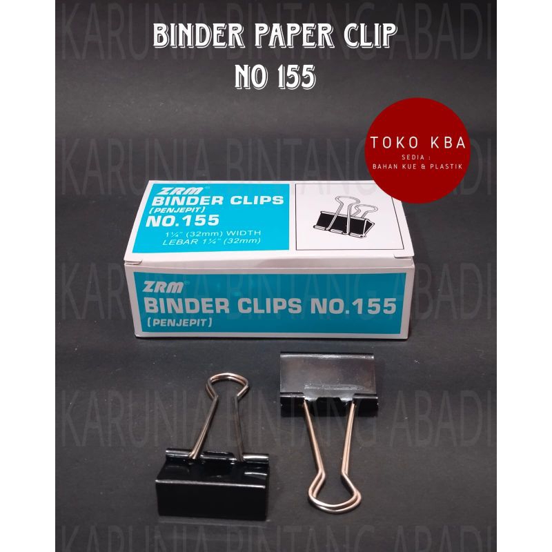 Jual Binder Kertas Paper Clips Penjepit ZRM No. 155 ( 1 Box ) | Shopee ...