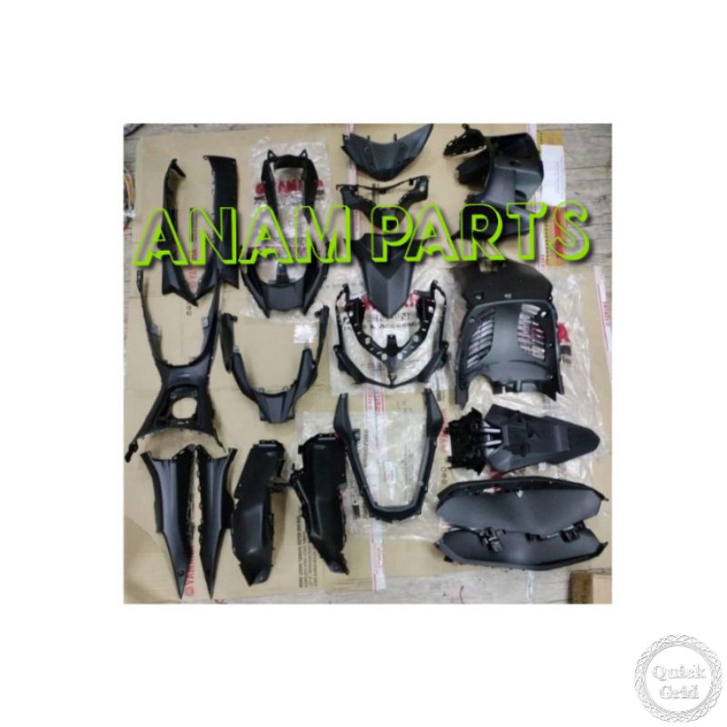 Jual FUL FULL SET BODY KASAR AEROX NEW CONNECTED ORIGINAL YAMAHA BBP 20 ...