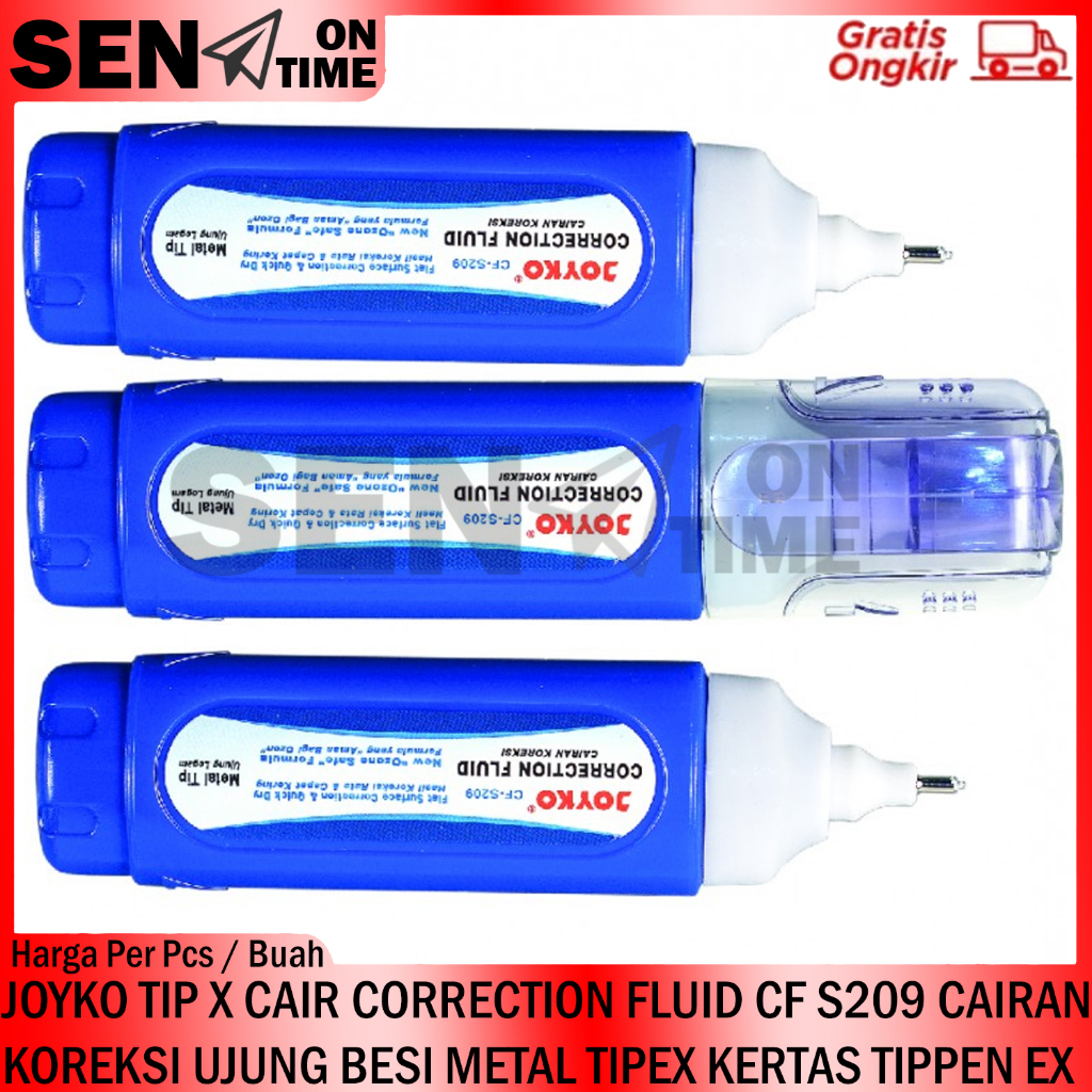 Jual CORRECTION FLUID CAIRAN KOREKSI PENGHAPUS CAIR TIP EX X JOYKO CF ...
