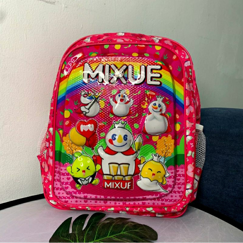 Jual Tas LED Anak TK SD Gambar Timbul Karakter Mixue | Shopee Indonesia