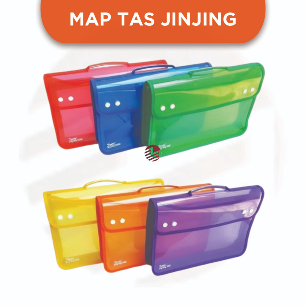 Jual Map Tas Jinjing Plastik Resleting + Kancing Topla | Shopee Indonesia