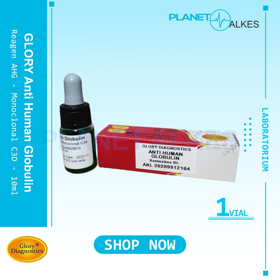 Jual Anti Human Globulin Clear 10ml Glory | Monoclonal C3d / Glory AHG ...