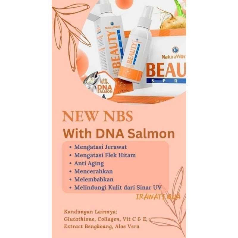 Jual Natura beauty spray DNA salmon 100% original | Shopee Indonesia