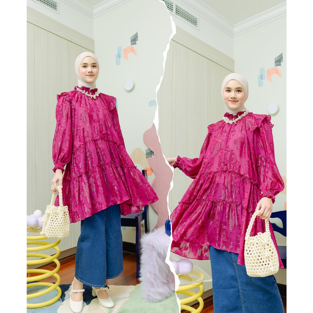 Jual Haidee & Orlin - Zeya Tunic / Luira (PILIH PATTERN) NEW ARRIVAL ...