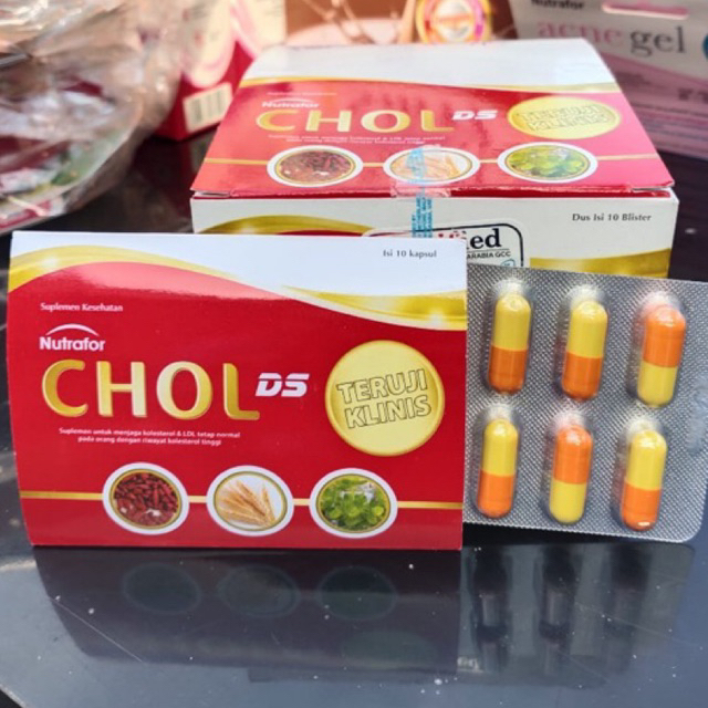 Jual NUTRAFOR CHOL DS/ SUPLEMEN KOLESTROL LDL TINGGI/SUPLEMEN ...
