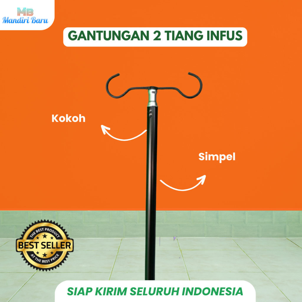 Jual GANTUNGAN TIANG INFUS PORTABLE / HANYA PENGAIT | Shopee Indonesia