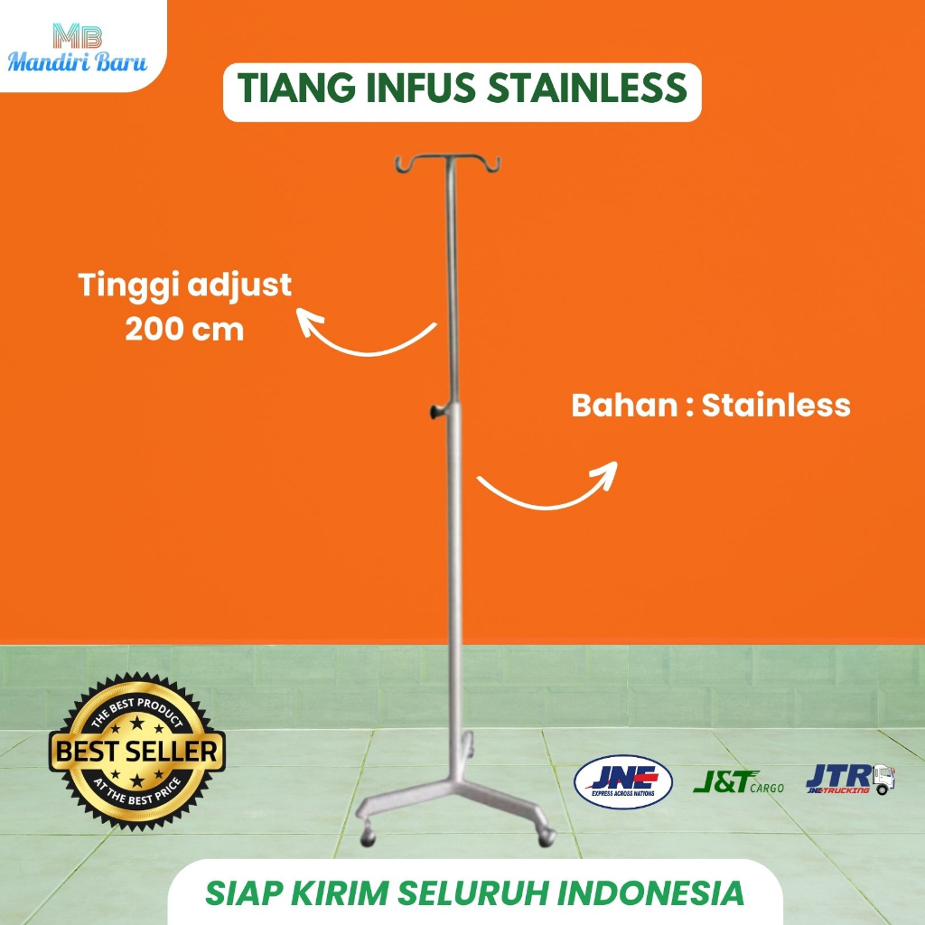 Jual Tiang Infus Stainless | Shopee Indonesia