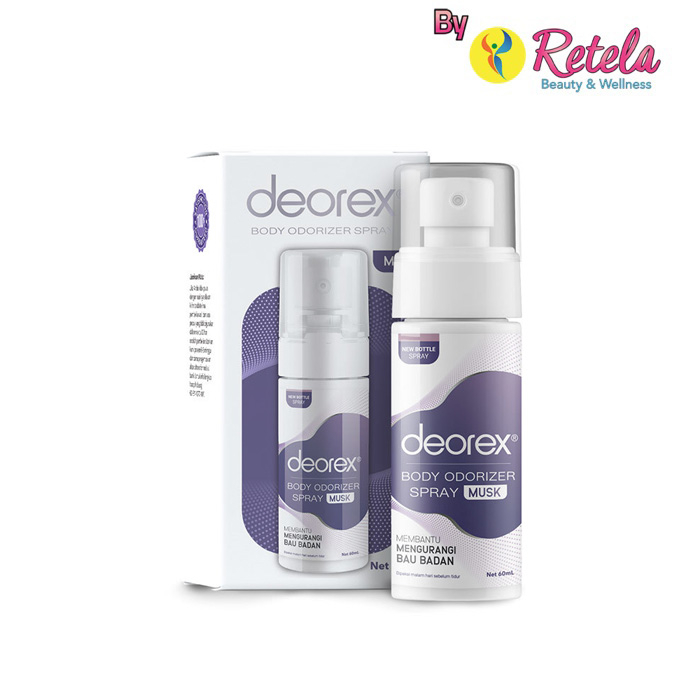 Jual Deorex Body Odorizer Spray Musk 60ml | Shopee Indonesia