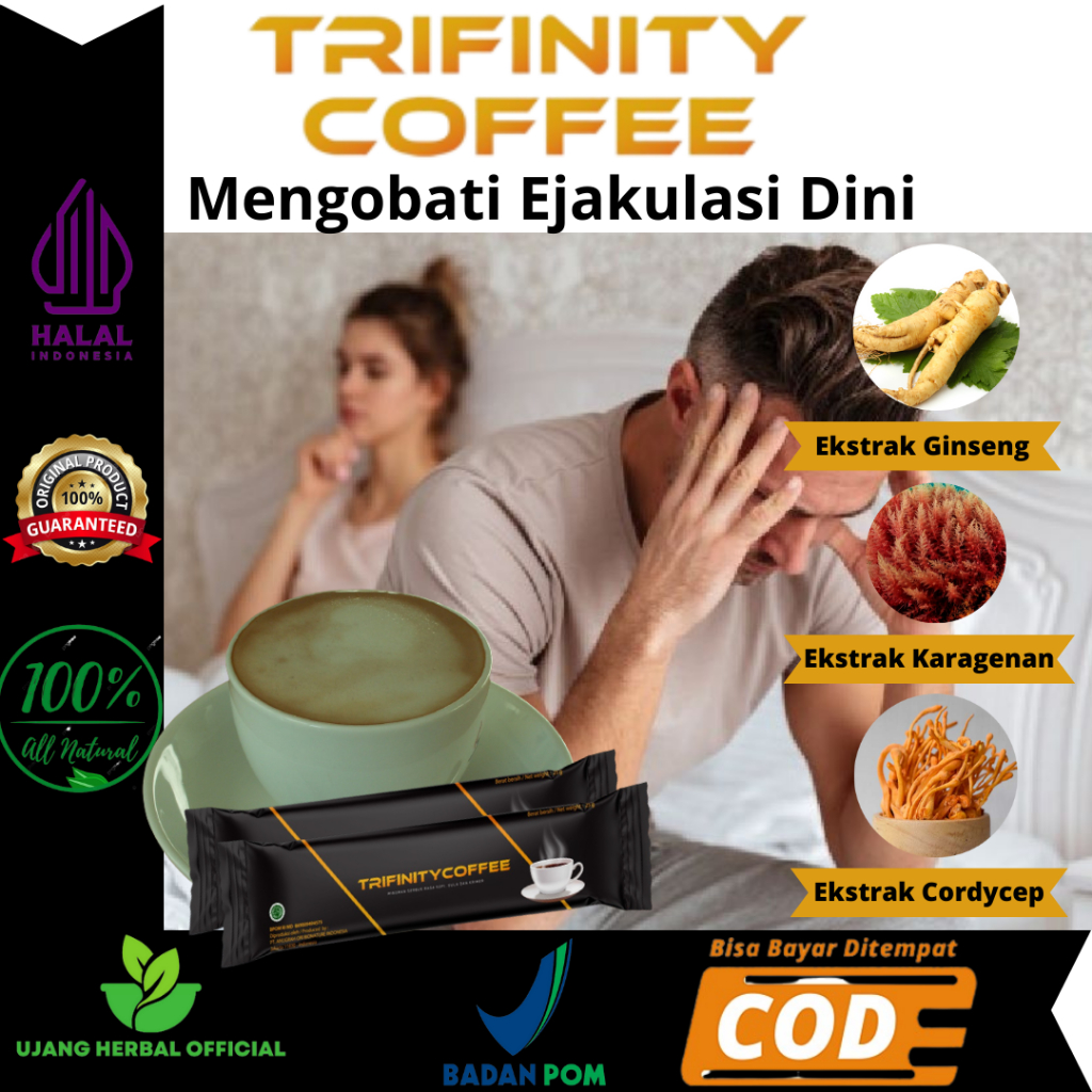 Jual TRIFINITY COFFEE 1 SACHET - KOPI STAMINA TRIFINITY | VITALITAS PRIA | Shopee Indonesia
