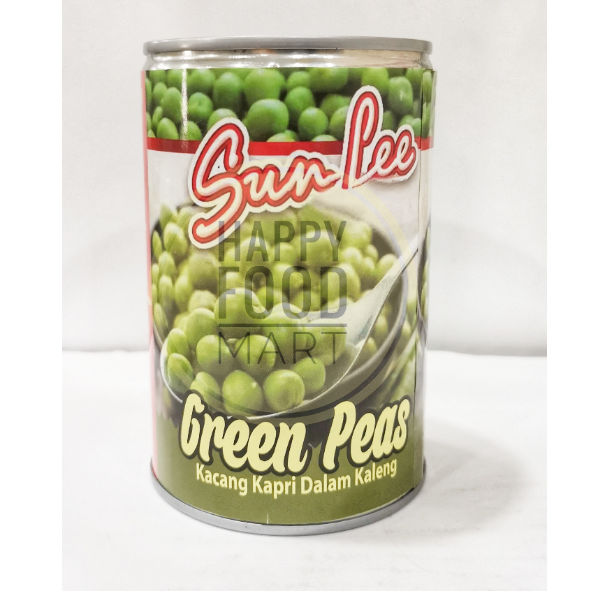Jual [HALAL] SUN LEE GREEN PEAS 397G / KACANG POLONG KALENG/ KACANG ...