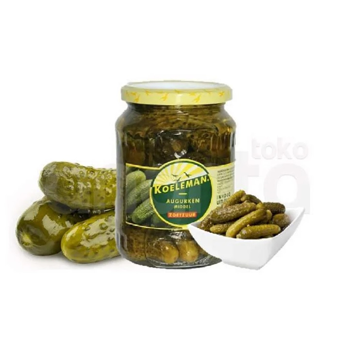 Jual Acar Timun kemasan 720 ml (botol) brand Koeleman Gerkin | Shopee ...