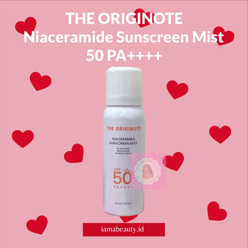 Jual The Originote Niaceramide sunscreen mist SPF 50 PA++++ | Shopee ...
