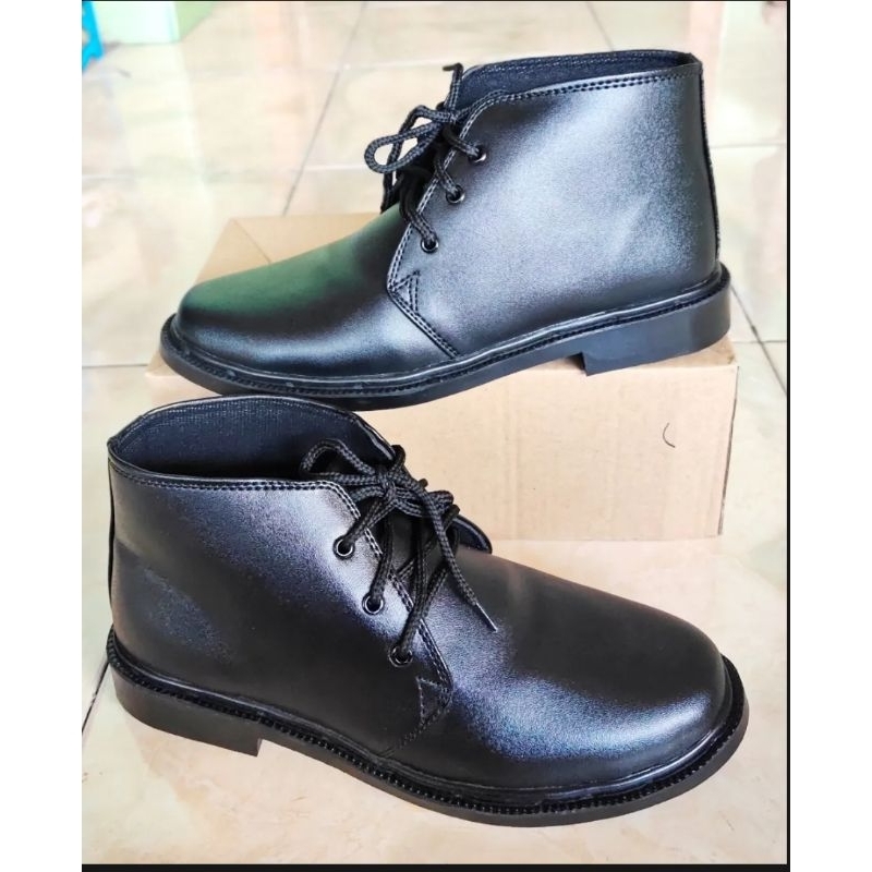 Jual Sepatu Pdh Kerja Resmi Dinas TNI POLRI SECURITY SATPAM Sepatu ...