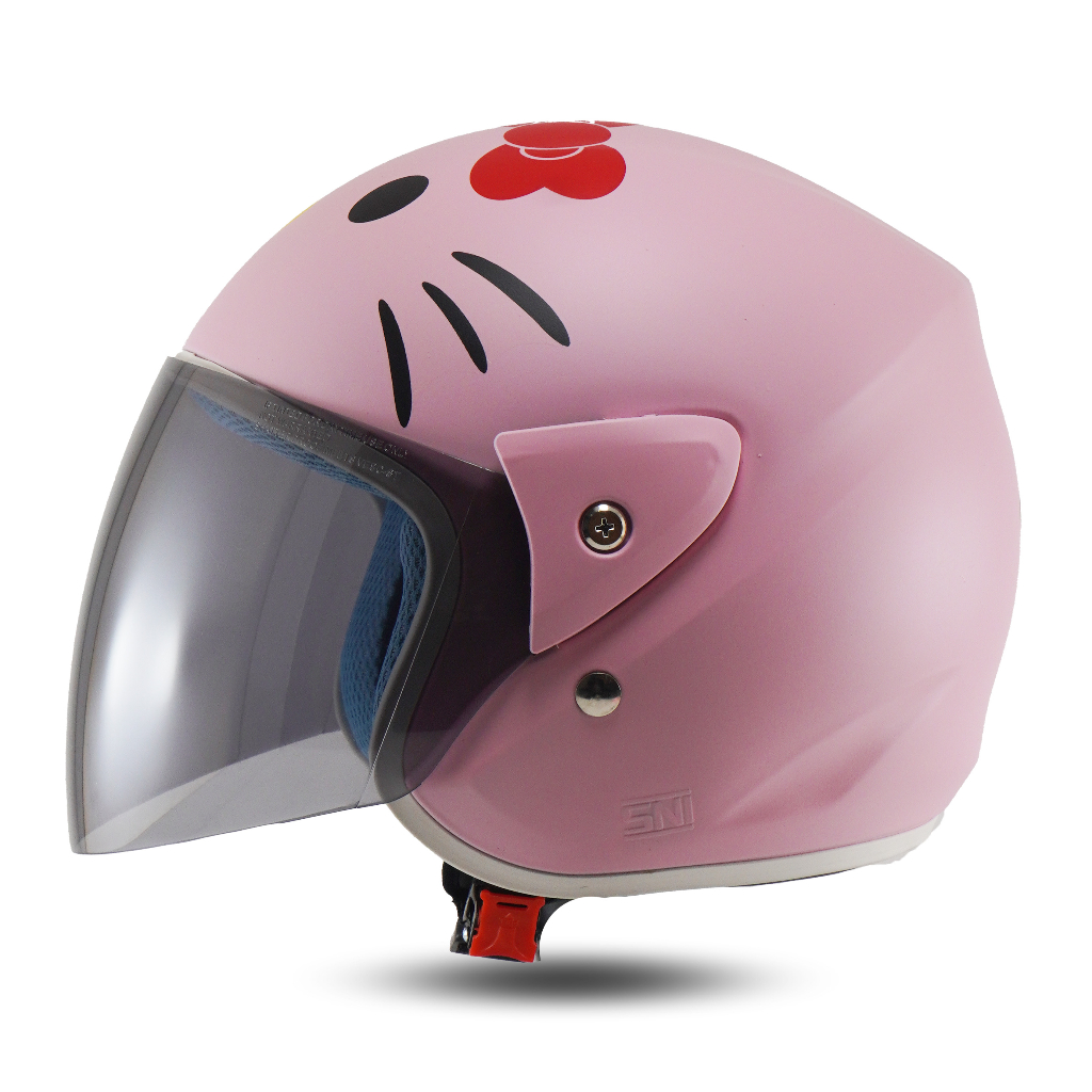 Jual Helm Anak Karakter Kartun Motif Lucu Hello Kitty | Shopee Indonesia