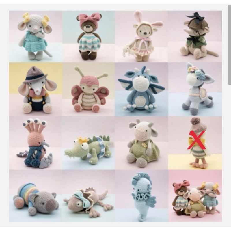 Jual Amigurumi crochet pdf pattern Little aqua girl pola boneka rajut ...