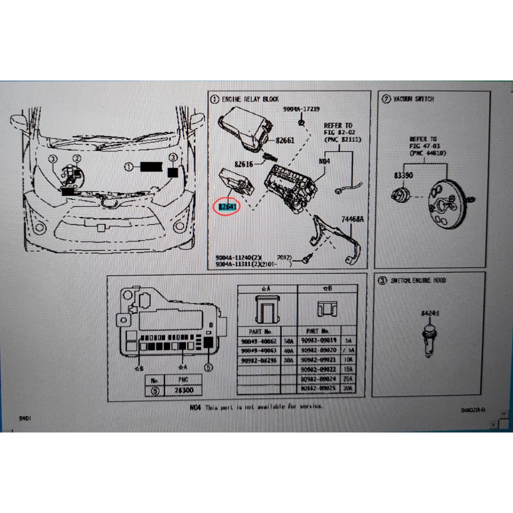 Jual Relay Integration No.1, Induk Pusat, Toyota Agya, Ayla, Toyota Calya, Sigra. Original 82641 ...