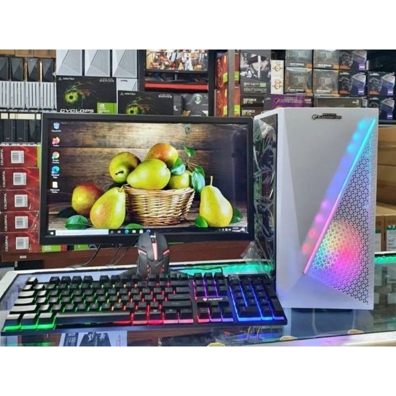 Jual Pc rakitan core i3 6100 ram 8gb ddr 4 ssd 128 gb monitor 19 in fulset | Shopee Indonesia