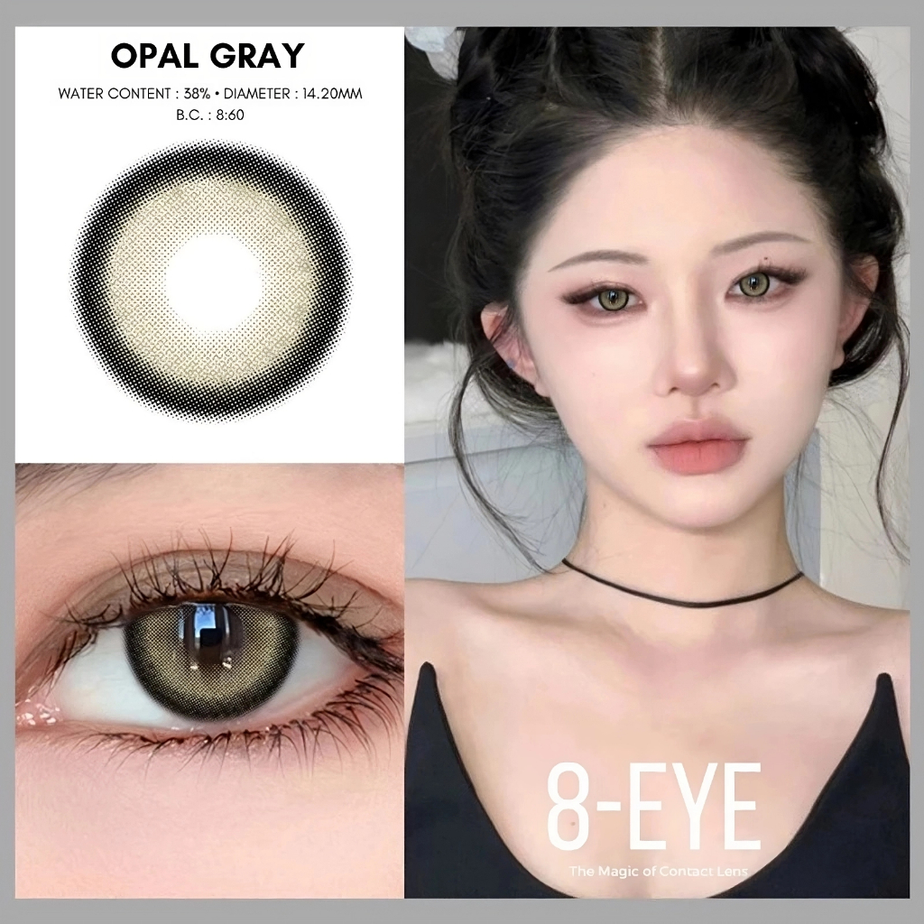 Jual { COD } 8-EYE Softlens OPAL diameter 14.50mm softlen soflens ...