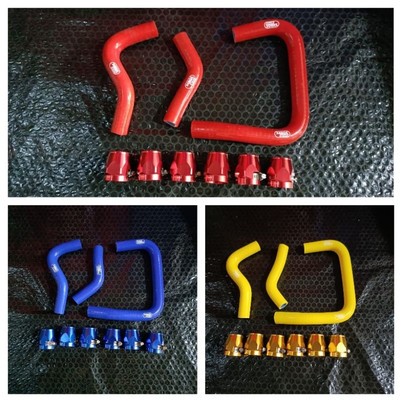 Jual selang radiator plus kleman 6pcs nmax old new aerox old new lexi ...