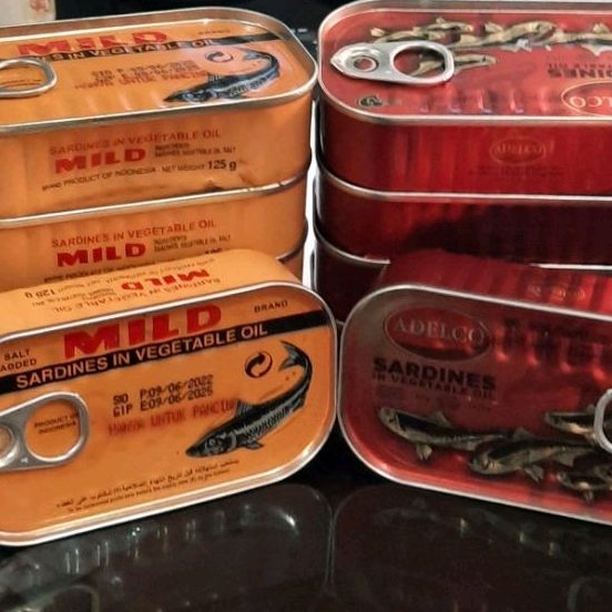 Jual Sarden Gepeng/Sarden Kaleng/Sardines in oil (SARDINES) | Shopee ...