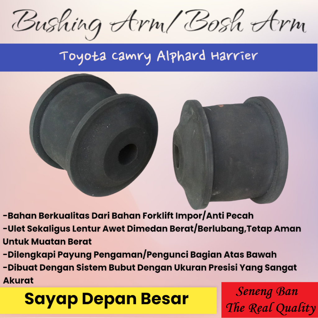 Jual Karet Bushing Arm/Bosh Sayap Depan Besar Toyota Camry Alphard ...