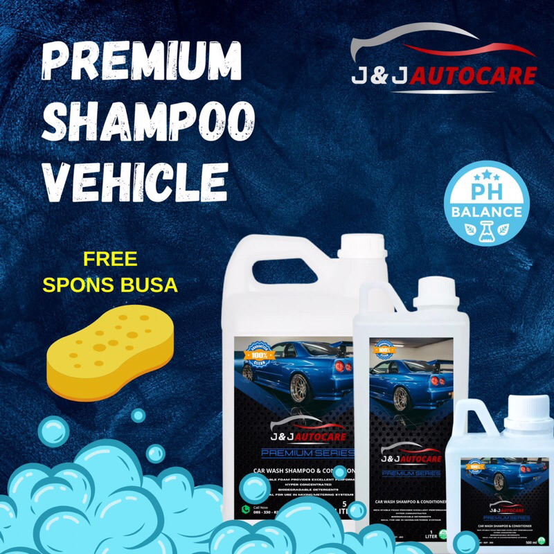 Jual Shampoo Mobil / Motor J&J autocare premium series 1 lt | Shopee ...