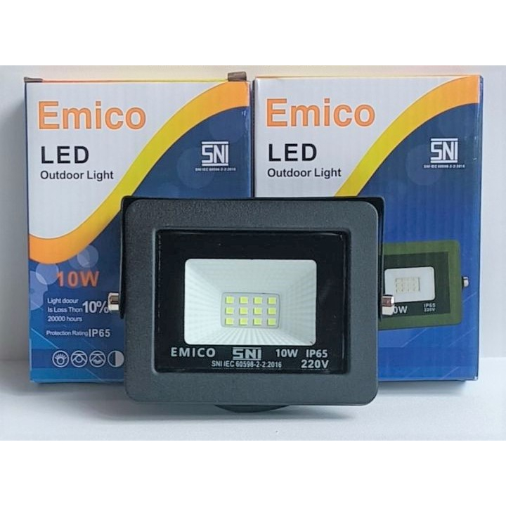 Jual Lampu Sorot Indoor Outdoor Potens 10w 20w 30w 50watt 100 Watt Putih & Kuning Flood Light ...