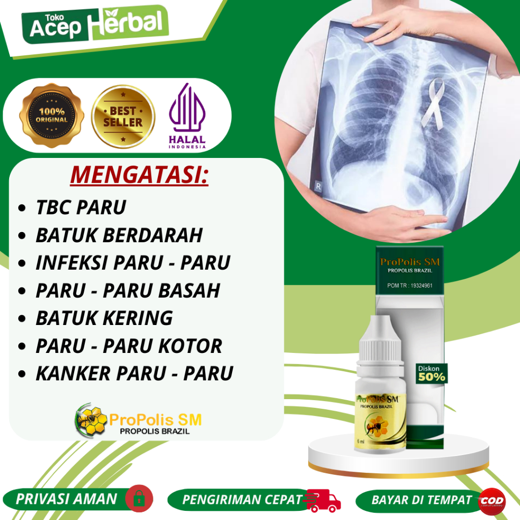 Jual Obat Tbc Tuberkulosis Batuk Berdarah Nyeri Dada Paru Paru Kering ...