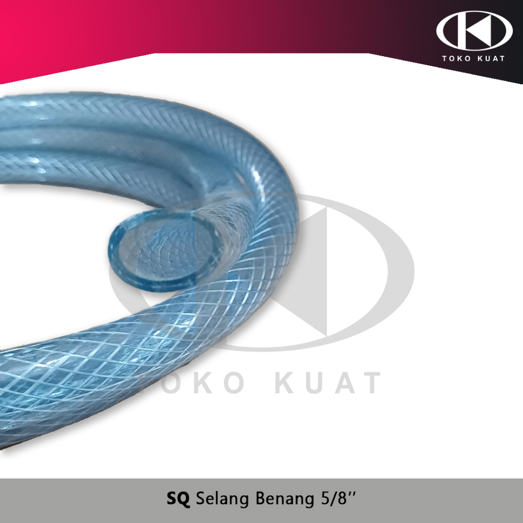 Jual SQ Selang Air Serat Benang 5/8'' Meteran | Shopee Indonesia