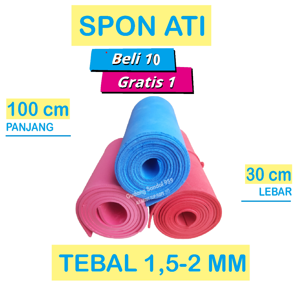 Jual ( LIMBAH )PROMO BELI 10 GRATIS 1 SPON ATI / SPON EVA / BUSA ATI ...