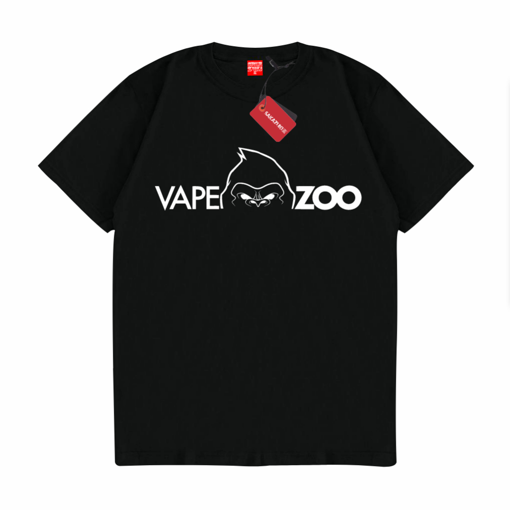 Jual Gilan Baju Kaos T Shirt Distro Unisex Gambar Logo Vape VAPEZOO ...
