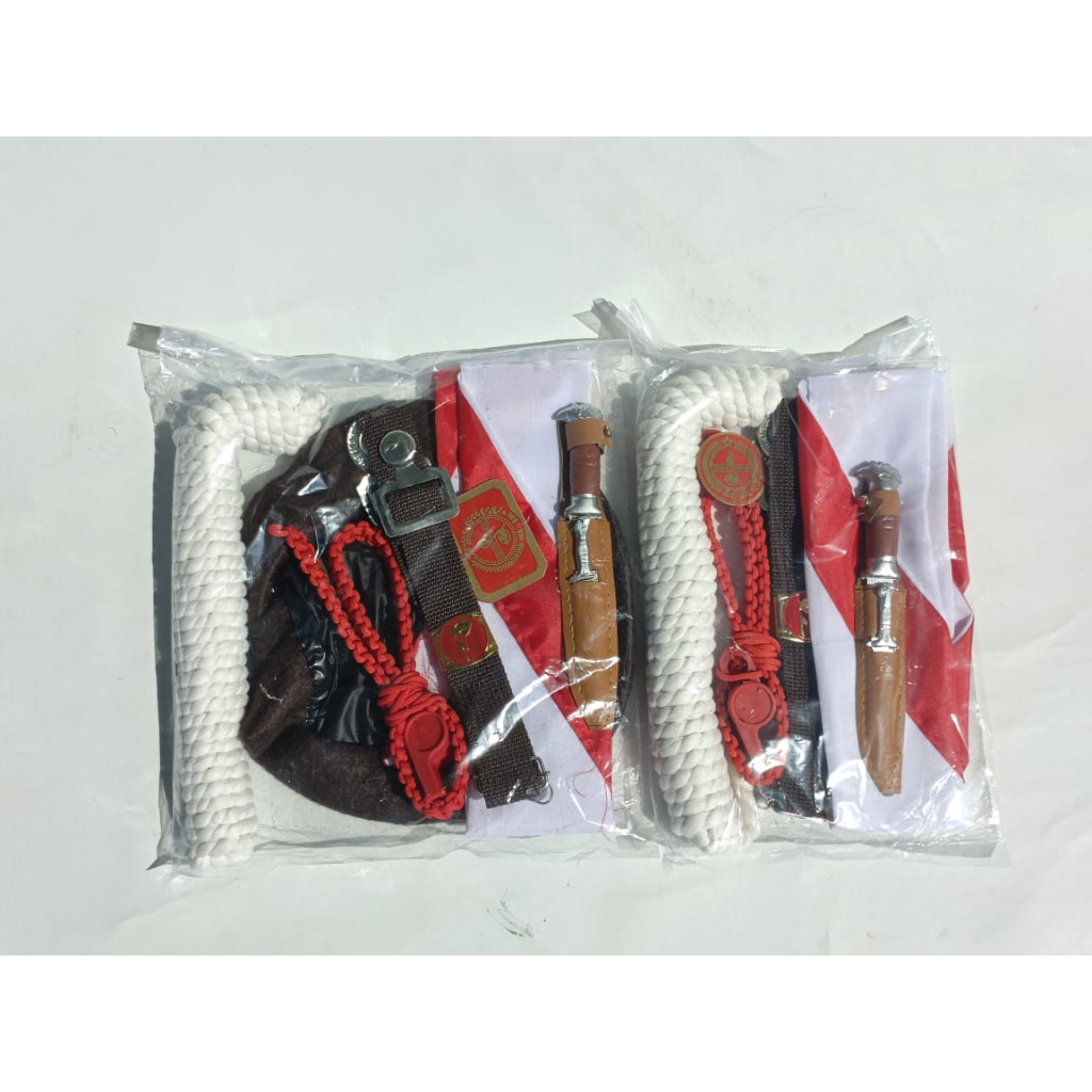 Jual 1 set Perlengkapan Alat Pramuka murah set alat pramuka SD Cewe ...
