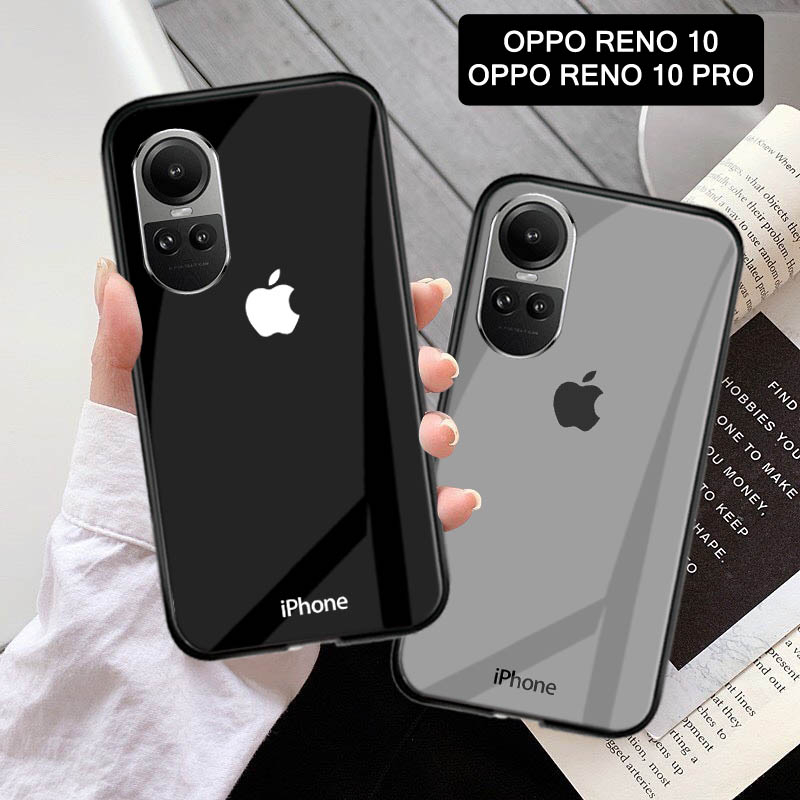 Jual Softcase Glossy Glass Kaca OPPO RENO 10 OPPO RENO 10 PRO Terbaru ...
