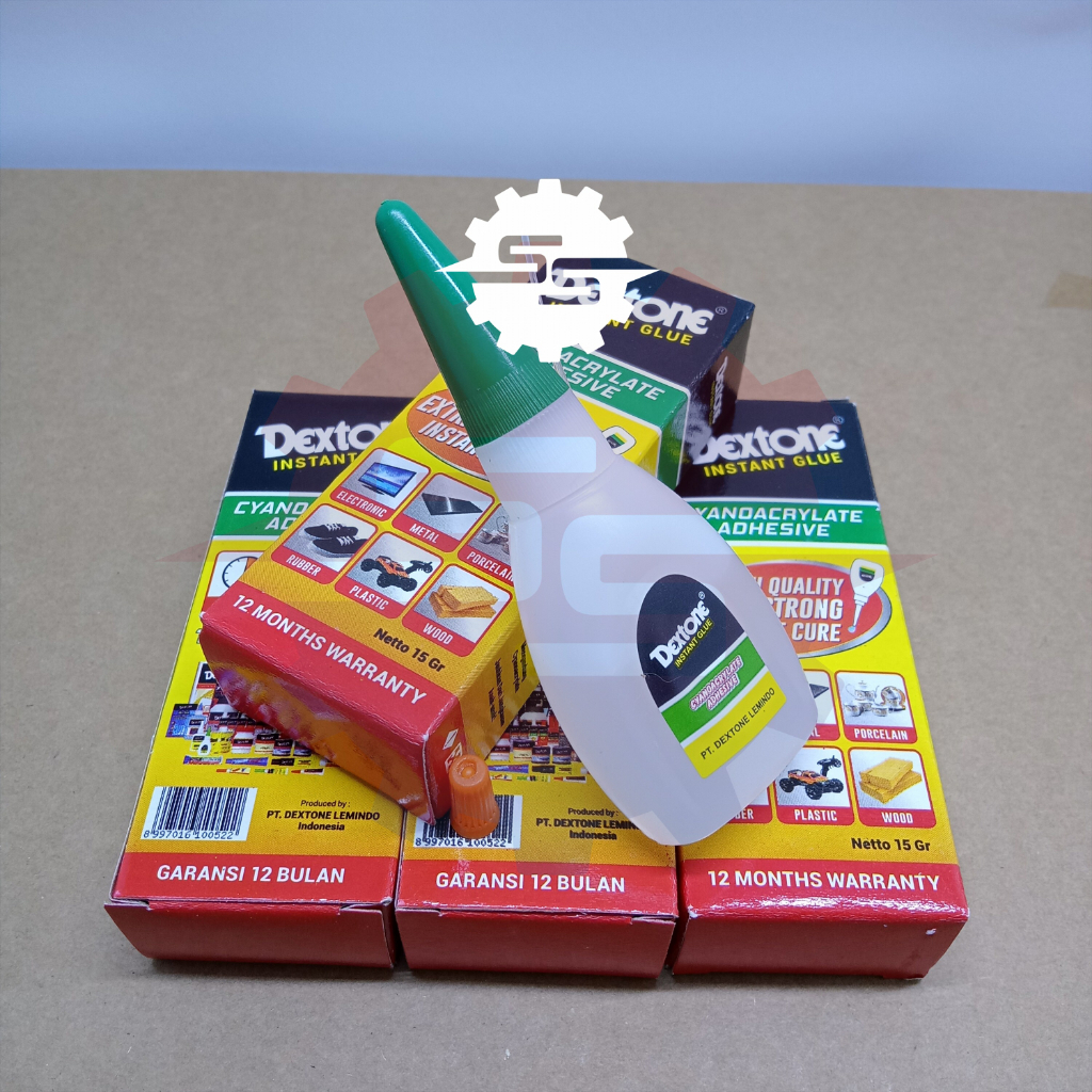 Jual LEM DEXTONE / INSTANT GLUE 15 GR / LEM KOREA / LEM TETES INSTANT ...