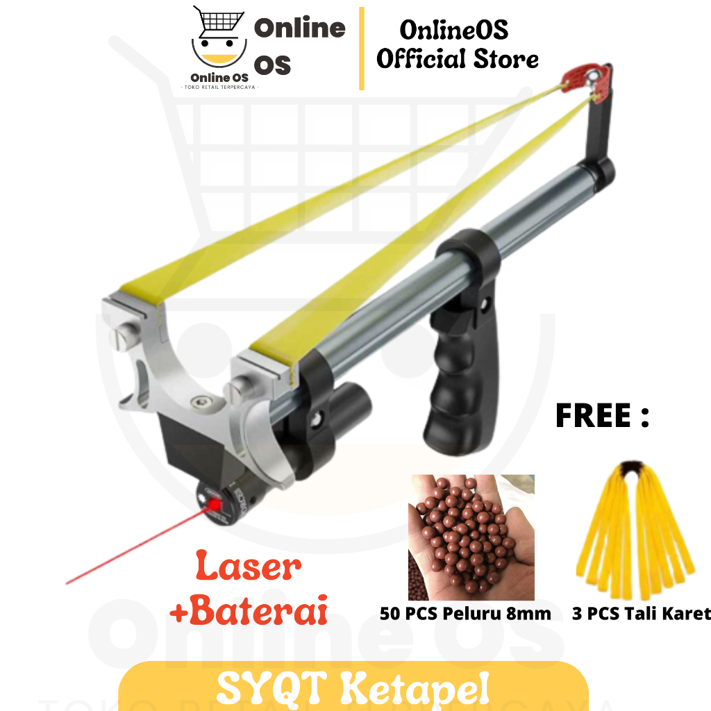 Jual pt.2 Ketapel Laser / Ketapel Berburu Tactical Laser BIG Power ...