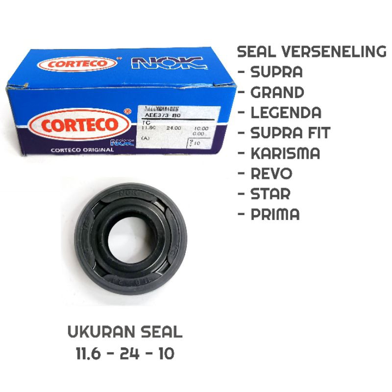 Jual 10 pcs SEAL VERSNELENG SUPRA NOK (11,6-24-10) Sil operan ...