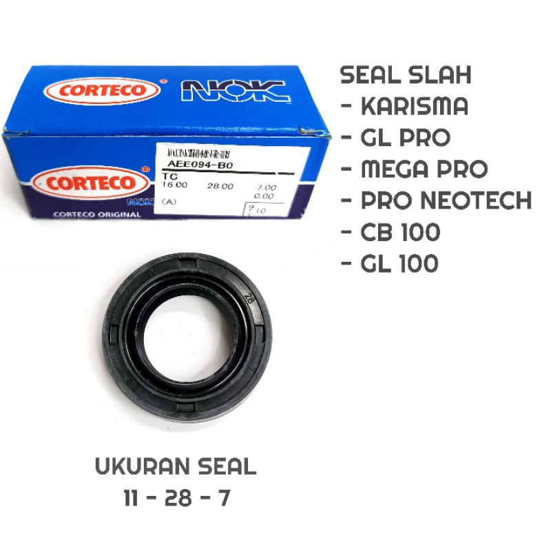 Jual 10 pcs SEAL SLAH KARISMA (16-28-7) NOK sil kick stater selah supra ...