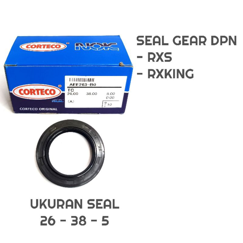 Jual 10 pcs SEAL GEAR RXK (26-38-5) NOK sil gir rxk v75 rxs rx king ...